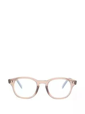 L.g.r Fez Bold Round-frame Glasses - Neutrals