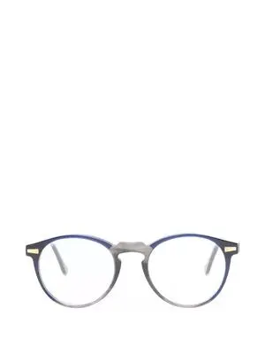 KYME Round-frame Glasses - Blue