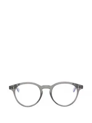 L.g.r Dancalia Ii Round-frame Glasses - Grey