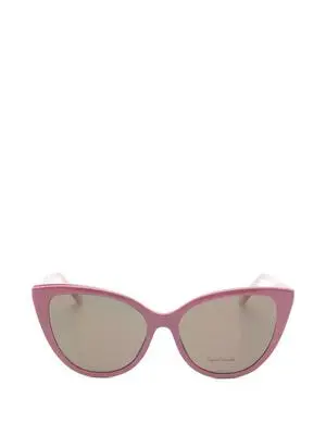 Moschino Cat-eye Clip-on Glasses - Pink