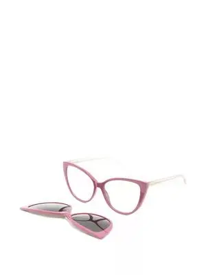 Moschino Cat-eye Clip-on Glasses