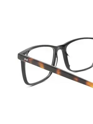 CHARLES STONE Tortoiseshell Rectangle Eyeglasses