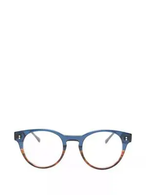 CHARLES STONE Round-frame Glasses - Blue