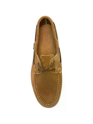 Paraboot Suede Boat Shoes - Brown
