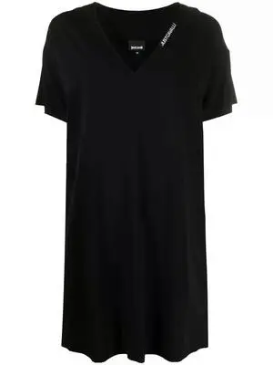 Just Cavalli V Neck Day Dresses