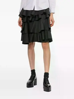 Comme Des Garçons Draped Tailored Shorts