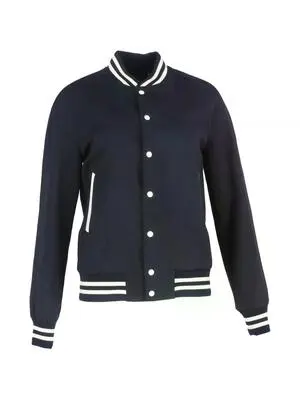 Sandro Striped Varsity Jacket