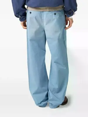 Miu Miu Garment-dyed Twill Trousers