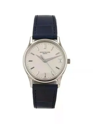 Patek Philippe 1990s Calatrava 34mm Watch - Silver