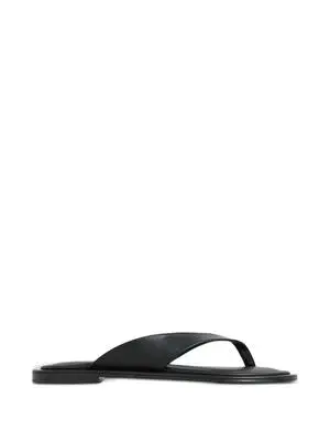 A.emery Viola Flat Sandals - Black