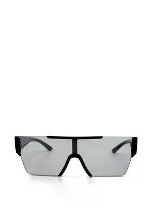 Burberry Square Semi-rimless Sunglasses - Black