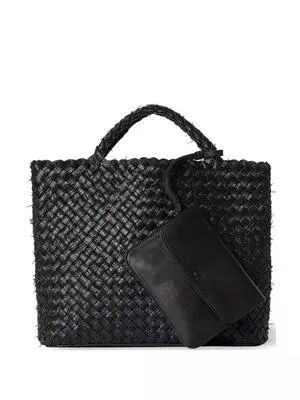 THE ROW Amber Woven Leather Tote