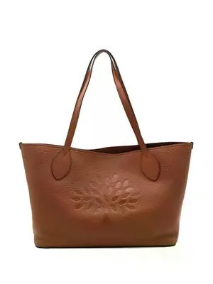 Mulberry Tree Leather Tote Bag - Brown