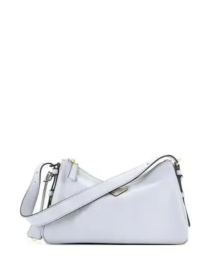 Prada Aimee Shoulder Bag Leather Medium Hobo Bag - Grey