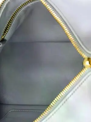 Prada Aimee Shoulder Bag Leather Medium Hobo Bag - Grey