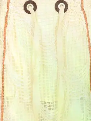 DURAZZI MILANO Net Drawstring Midi Skirt