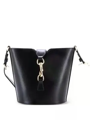 Gucci Jackie Web Leather Bucket Bag