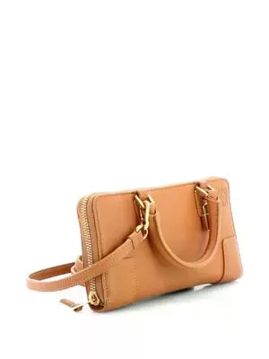 Loewe Amazona Leather Crossbody Bag - Brown