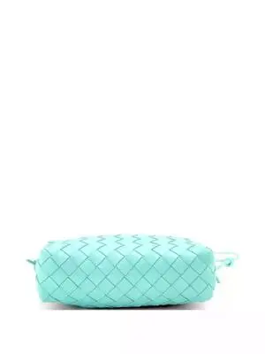 Bottega Veneta Loop Intrecciato Nappa Mini Crossbody Bag - Blue