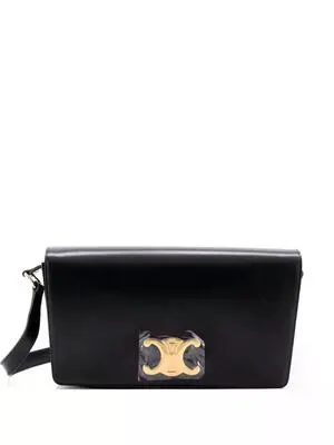 Celine Trapeze Triomphe Smooth Calfskin Shoulder Bag