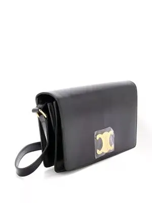 Celine Trapeze Triomphe Smooth Calfskin Shoulder Bag