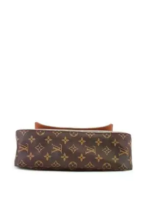 LOUIS VUITTON Looping Handbag Monogram Canvas Mini Satchel