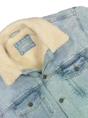 Guess Sherpa-collar Denim Jacket