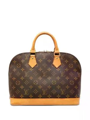 LOUIS VUITTON 1998 Monogram Alma Pm Handbag - Brown