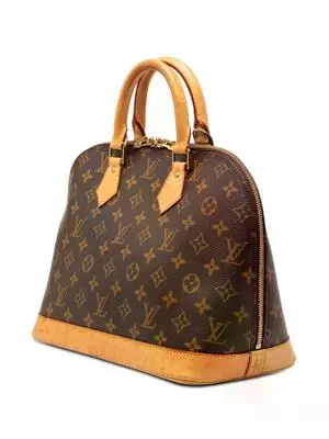 LOUIS VUITTON 1998 Monogram Alma Pm Handbag - Brown