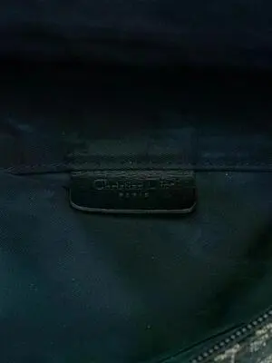 Dior 1998 Diorissimo Canvas Saddle Pouch - Blue