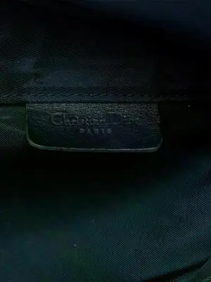 Dior 1998 Diorissimo Canvas Saddle Pouch - Blue