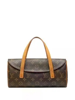 LOUIS VUITTON 2003 Monogram Sonatine Handbag - Brown