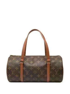 LOUIS VUITTON 1995 Monogram Papillon 30 Handbag - Brown
