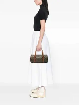 LOUIS VUITTON 1995 Monogram Papillon 30 Handbag - Brown