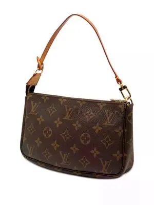 LOUIS VUITTON 2003 Monogram Pochette Accessoires - Brown