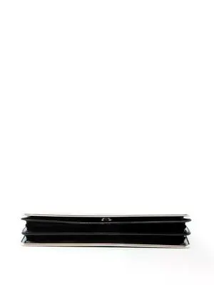 Dior 2003 Metal Trimmed Smooth Calfskin Clutch Bag