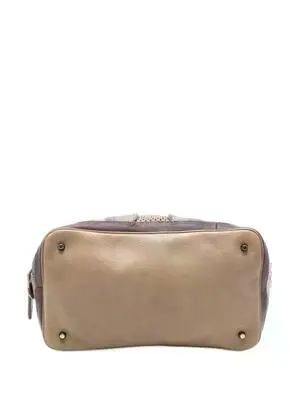 Burberry Smoke Check Gilmoure Satchel - Grey