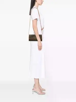 LOUIS VUITTON 2000 Monogram Pochette Twin Gm - Brown