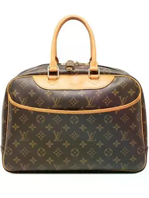 LOUIS VUITTON 1990-2010 Monogram Deauville Handbag - Brown
