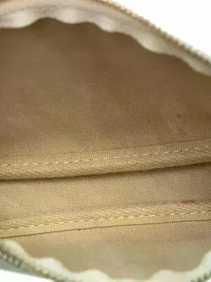 LOUIS VUITTON Damier Azur Mini Pochette Accessoires - White
