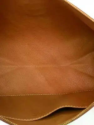 Celine 2000-2025 Macadam Coated Canvas Clutch