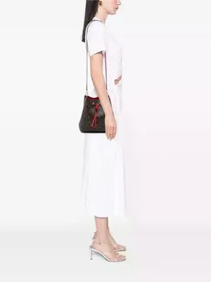LOUIS VUITTON 2017 Monogram Neonoe Mm Bucket Bag - Brown
