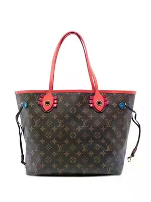 LOUIS VUITTON 2015 Monogram Totem Neo Neverfull Mm Tote Bag - Brown