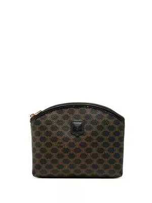 Celine 1997 Macadam Coated Canvas Pouch