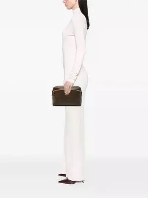 Celine 2013 Macadam Coated Canvas Clutch