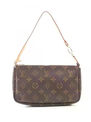 LOUIS VUITTON 2000 Monogram Pochette Accessoires - Brown