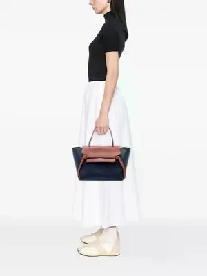 Celine 2014 Mini Bicolor Smooth Calfskin Belt Bag - Blue