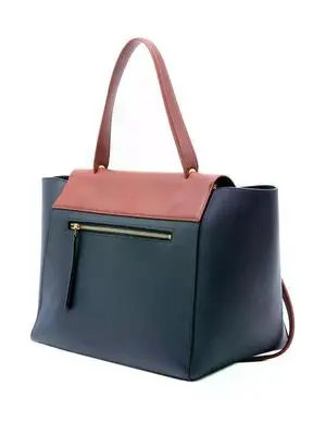 Celine 2014 Mini Bicolor Smooth Calfskin Belt Bag - Blue