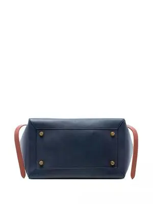 Celine 2014 Mini Bicolor Smooth Calfskin Belt Bag - Blue