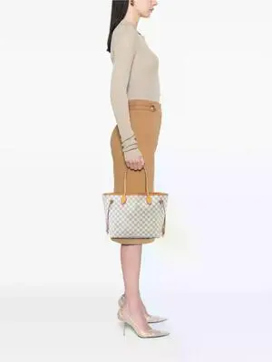 LOUIS VUITTON Damier Azur Neverfull Mm Tote Bag